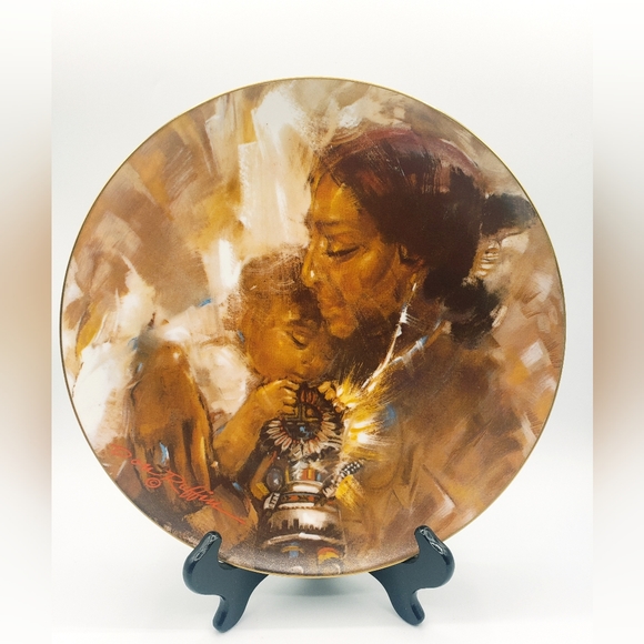 Vintage | Accents | Sun Kachina Don Ruffin Plate Native American ...